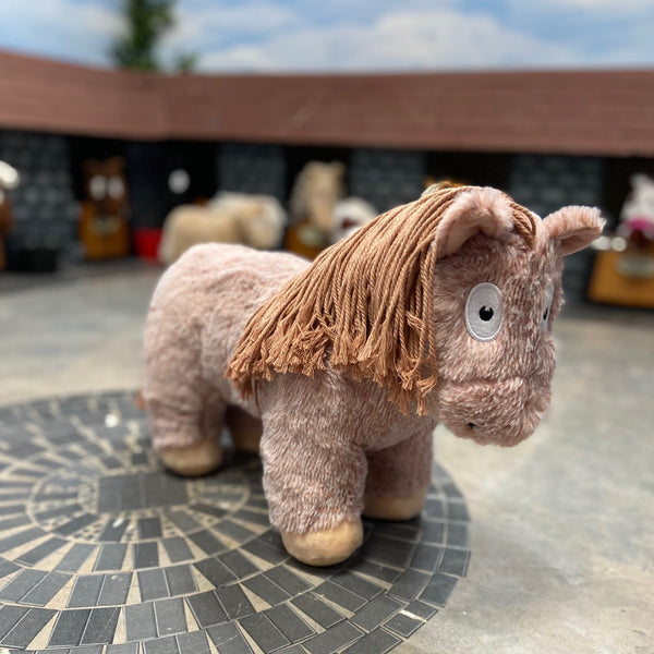 Crafty Ponies Soft Toy Pony Strawberry Roan – Crafty Ponies UK