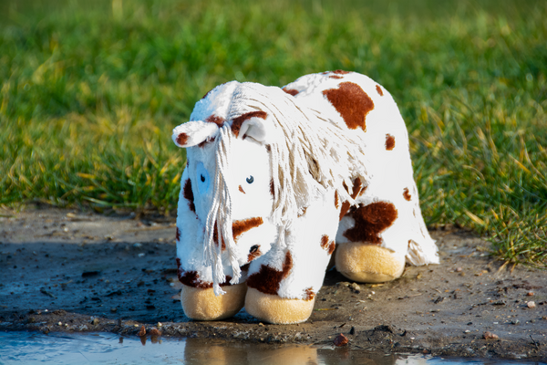 Crafty Ponies Soft Toy Pony Skewbald – Crafty Ponies UK